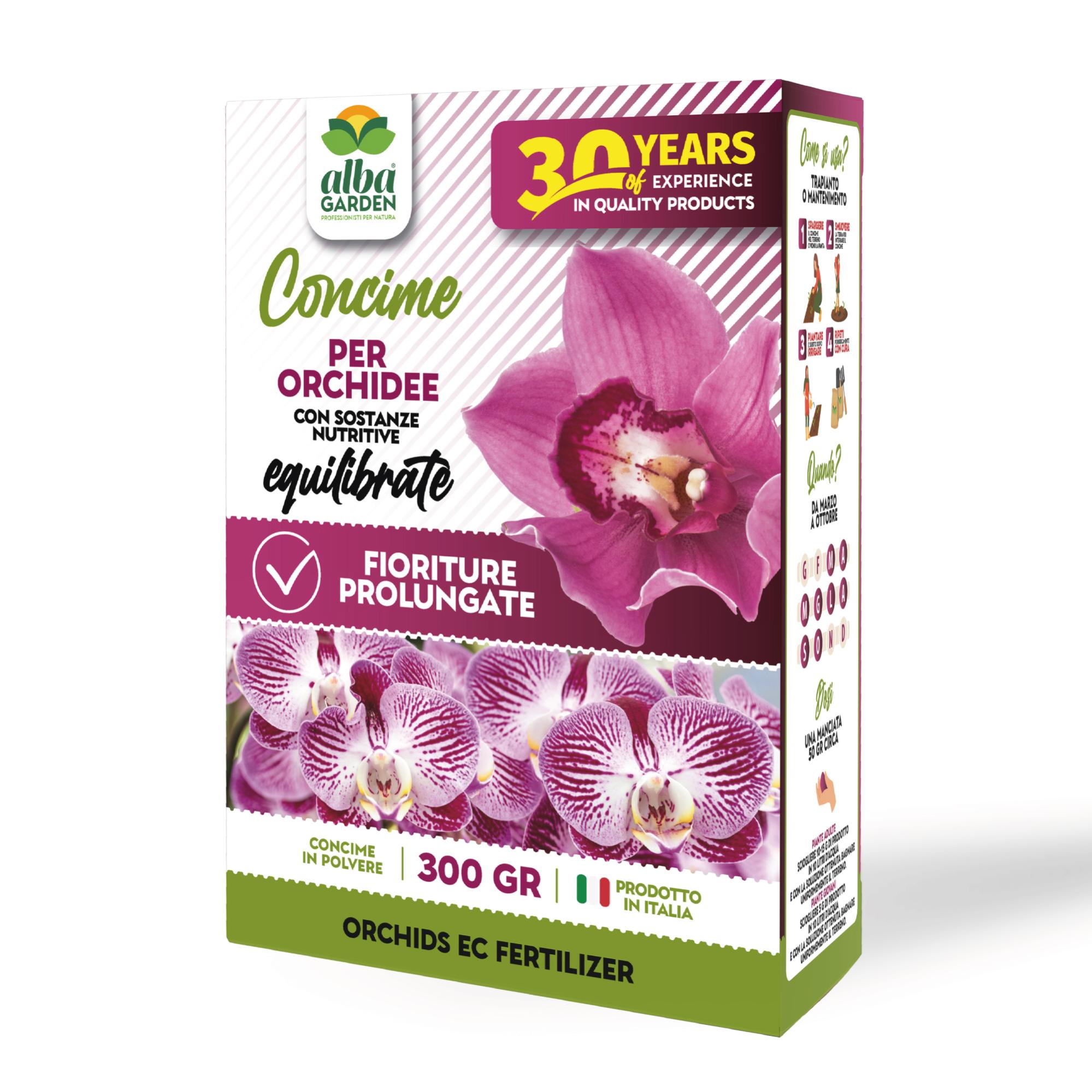 Concime Orchidee - Albagarden - Fertilizzante Solubile Nutriente ...