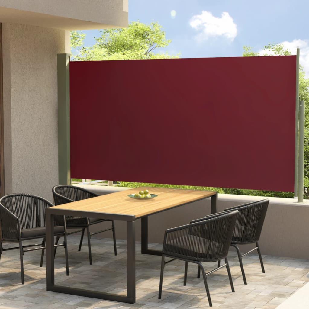 VidaXL Tenda Laterale Retrattile per Patio 160x300 cm Rossa | Leroy Merlin