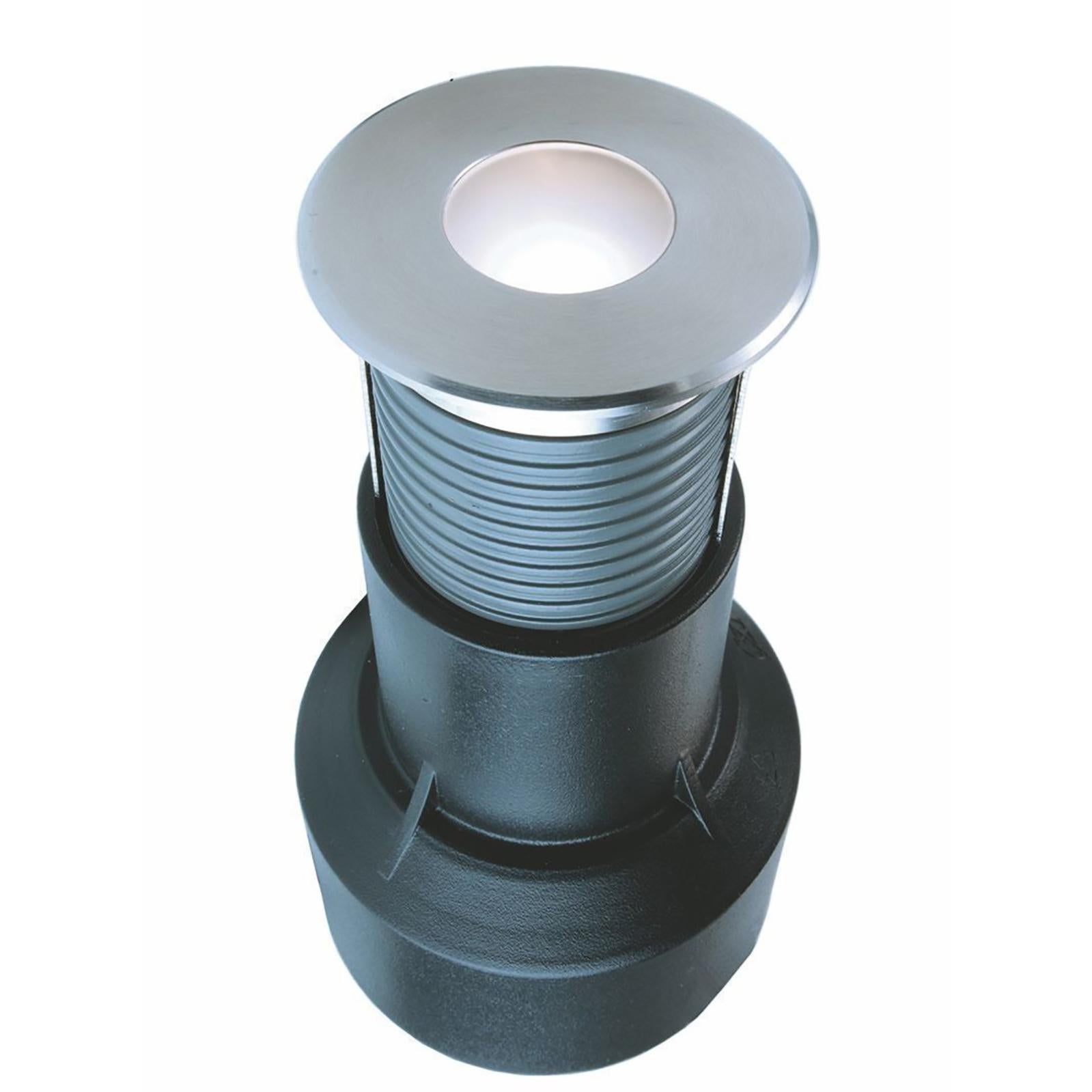 Faretto calpestabile LED 1W 24V segnapassi incasso tondo pavimento ...