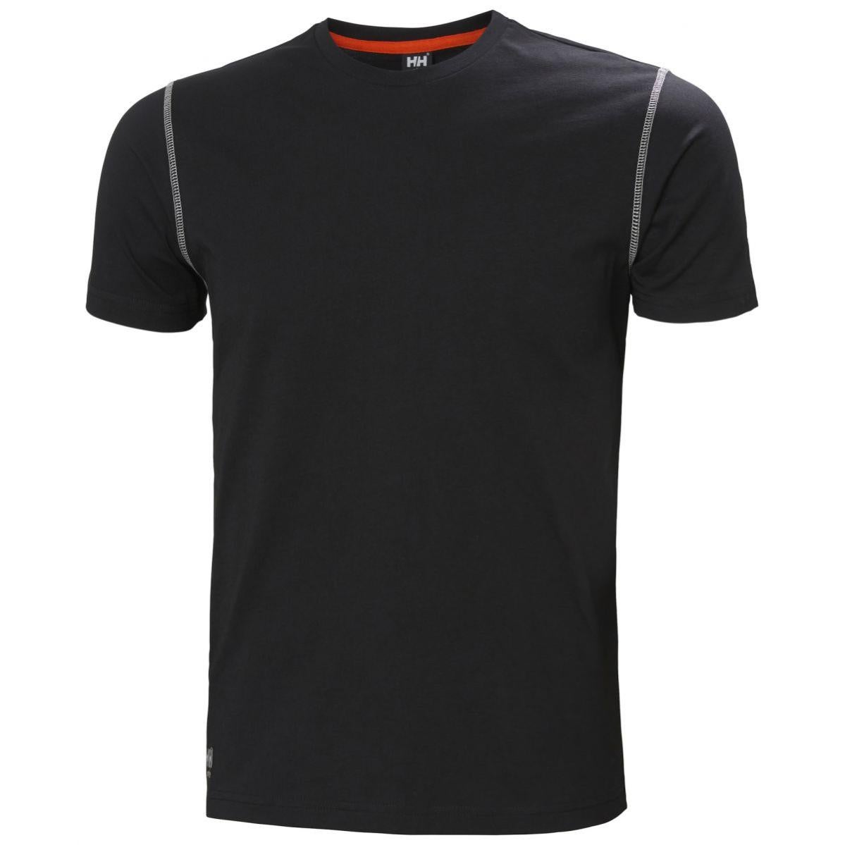 Tee-shirt de travail Oxford Noir - Helly Hansen - Taille L | Leroy Merlin