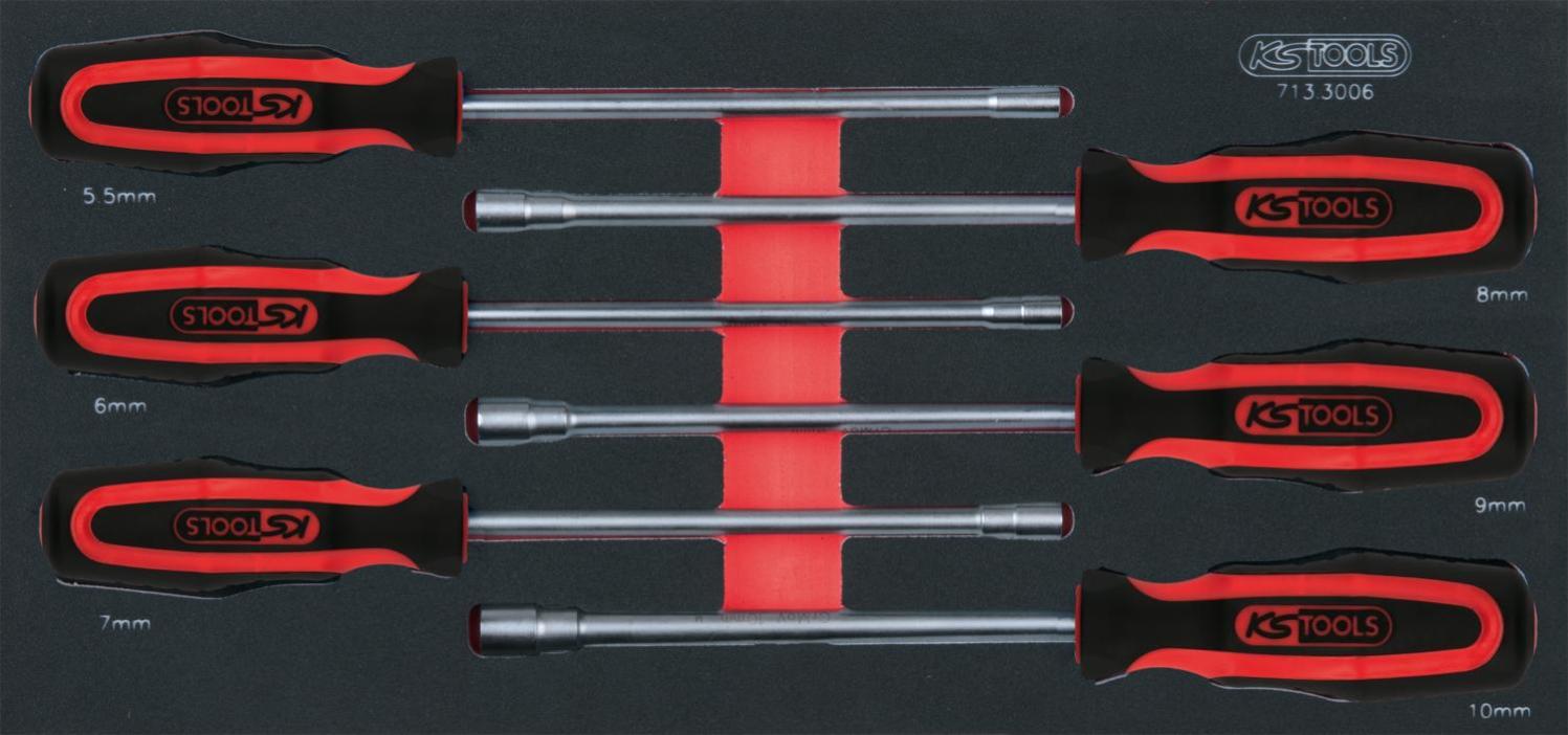 KS TOOLS Serie SCS di giraviti a bussola ERGO+ 6 pz modulo 1/3 | Leroy ...