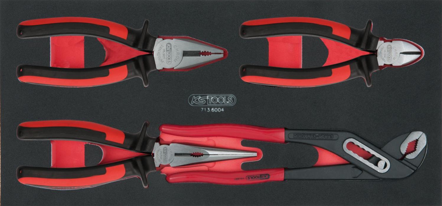 KS TOOLS Serie SCS di pinze, 4 pz modulo 2/3 | Leroy Merlin