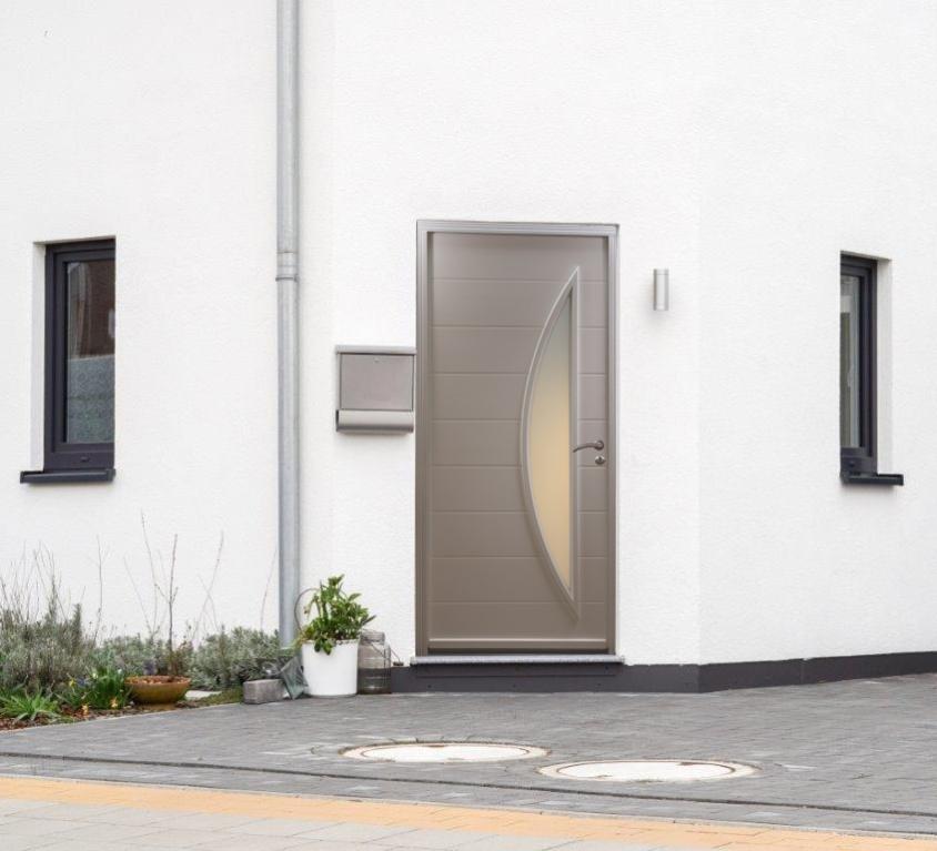 Porta d'ingresso Modello Dena Bianco 215X90 Sx a spinta Cote Tableau ...