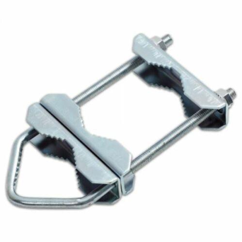 Pack de 2 pince pour Mât Double serrage Megasat en acier - Collier de ...
