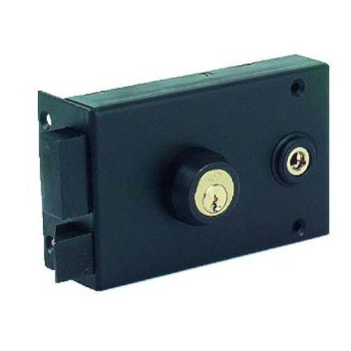 Serrure monopoint en applique de grille Keso 4000S Ω horizontale à ...