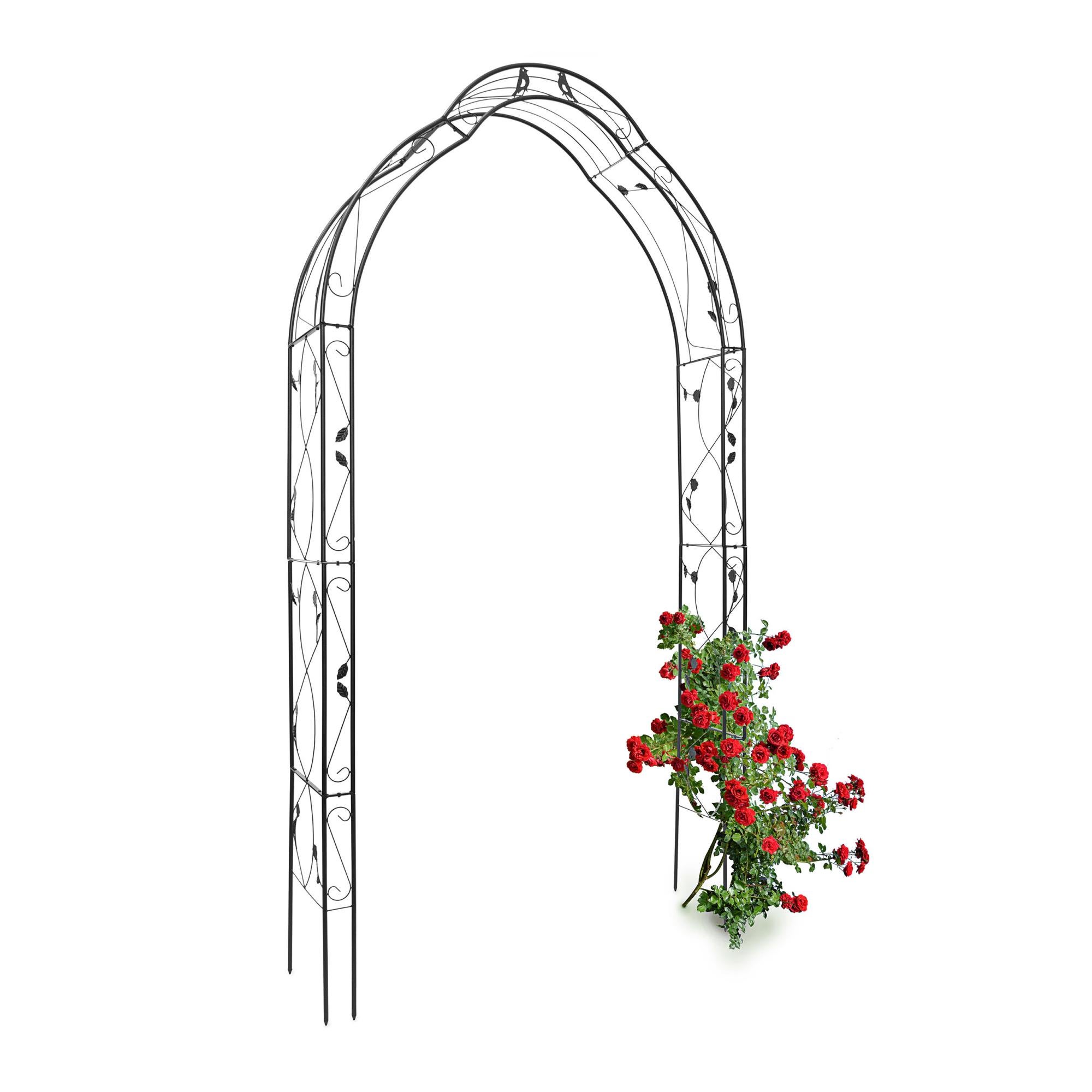 Relaxdays Arche Rosiers Support De Plantes Grimpantes H X L X P 255 X Relaxdays Arche Rosiers Support De Plantes Grimpantes H X L X P 255 X