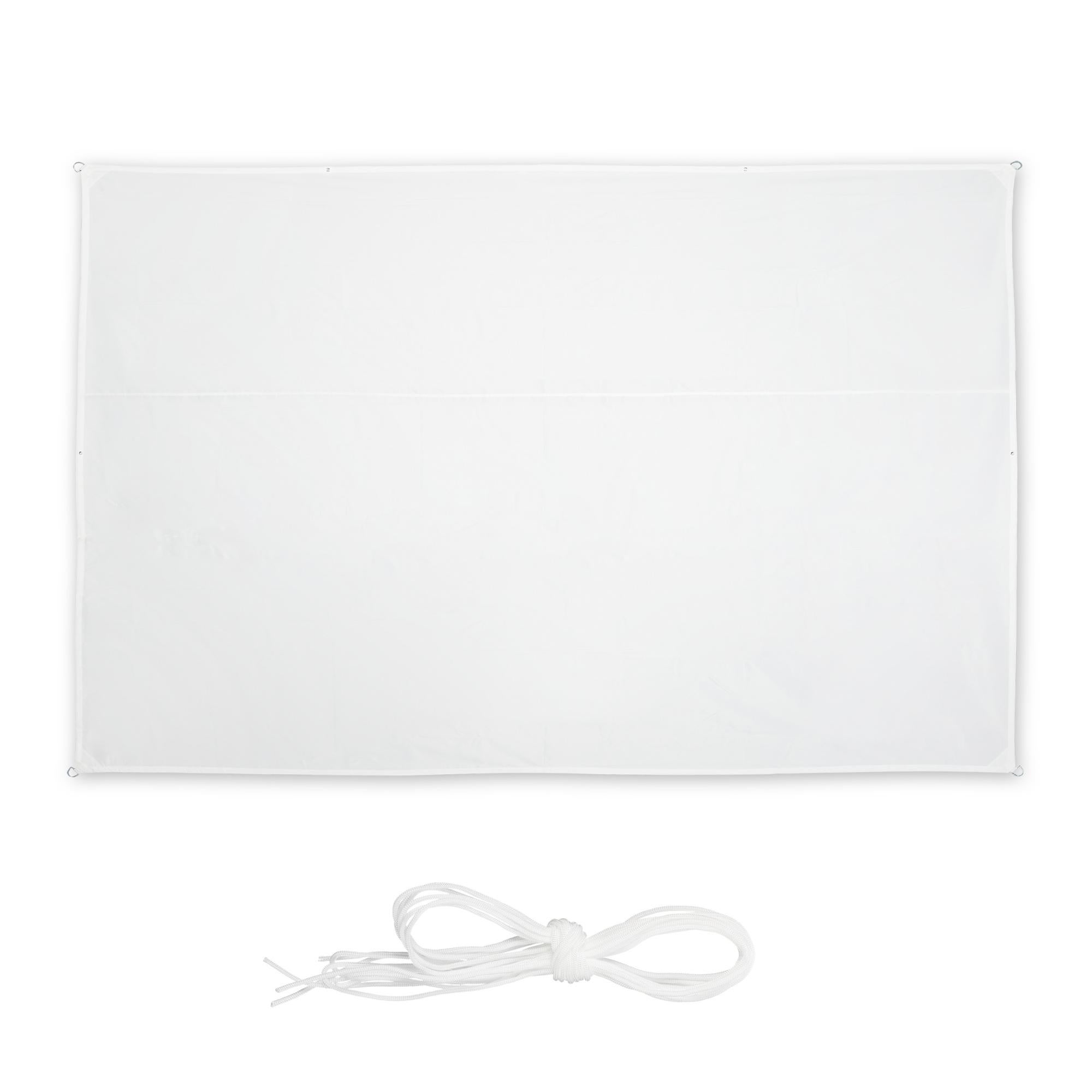 Relaxdays Tenda da Sole per Esterni Rettangolare, Idrorepellente, Anti ...