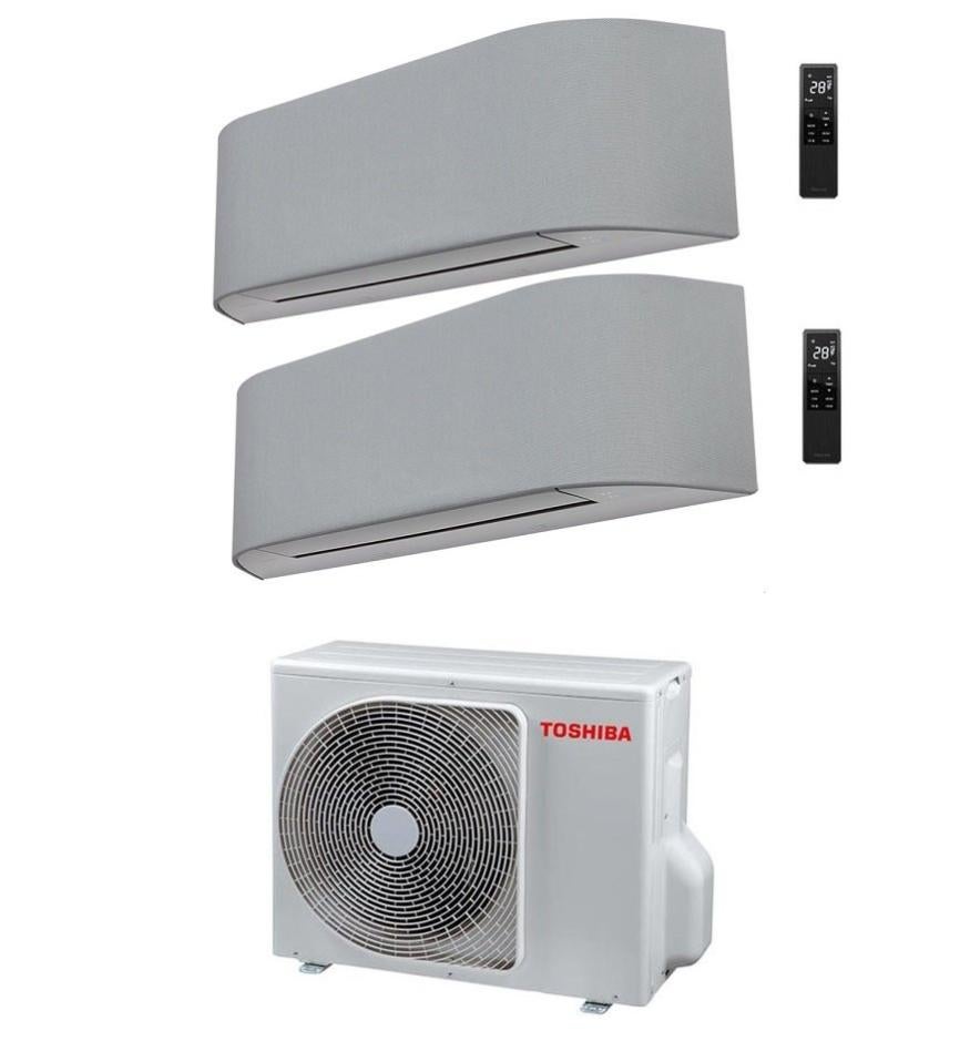 Climatizzatore Condizionatore Toshiba Dual Split Inverter serie HAORI ...
