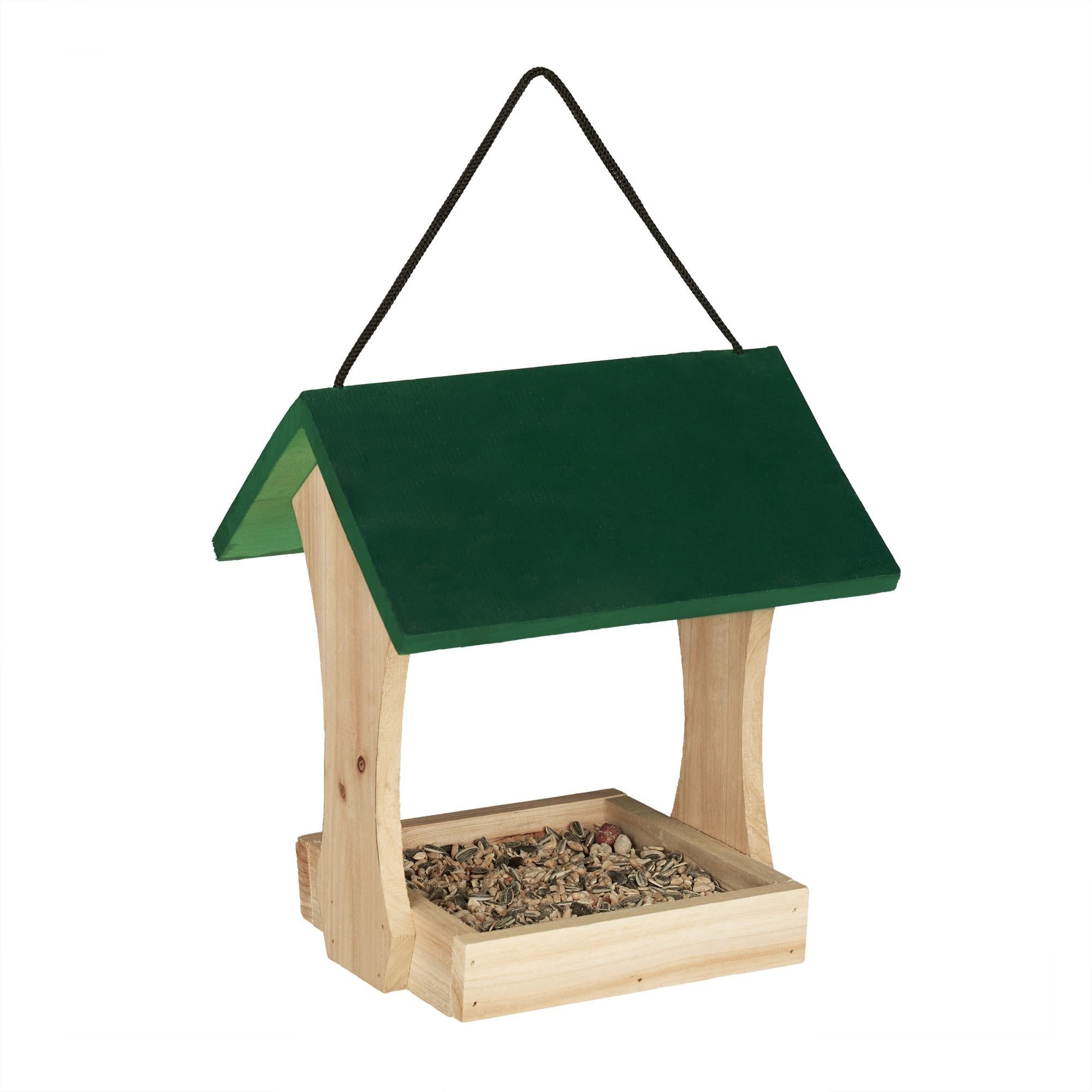 Relaxdays Casetta per Uccellini, in Legno d'Abete, HLP 25,5x23x21cm, da ...
