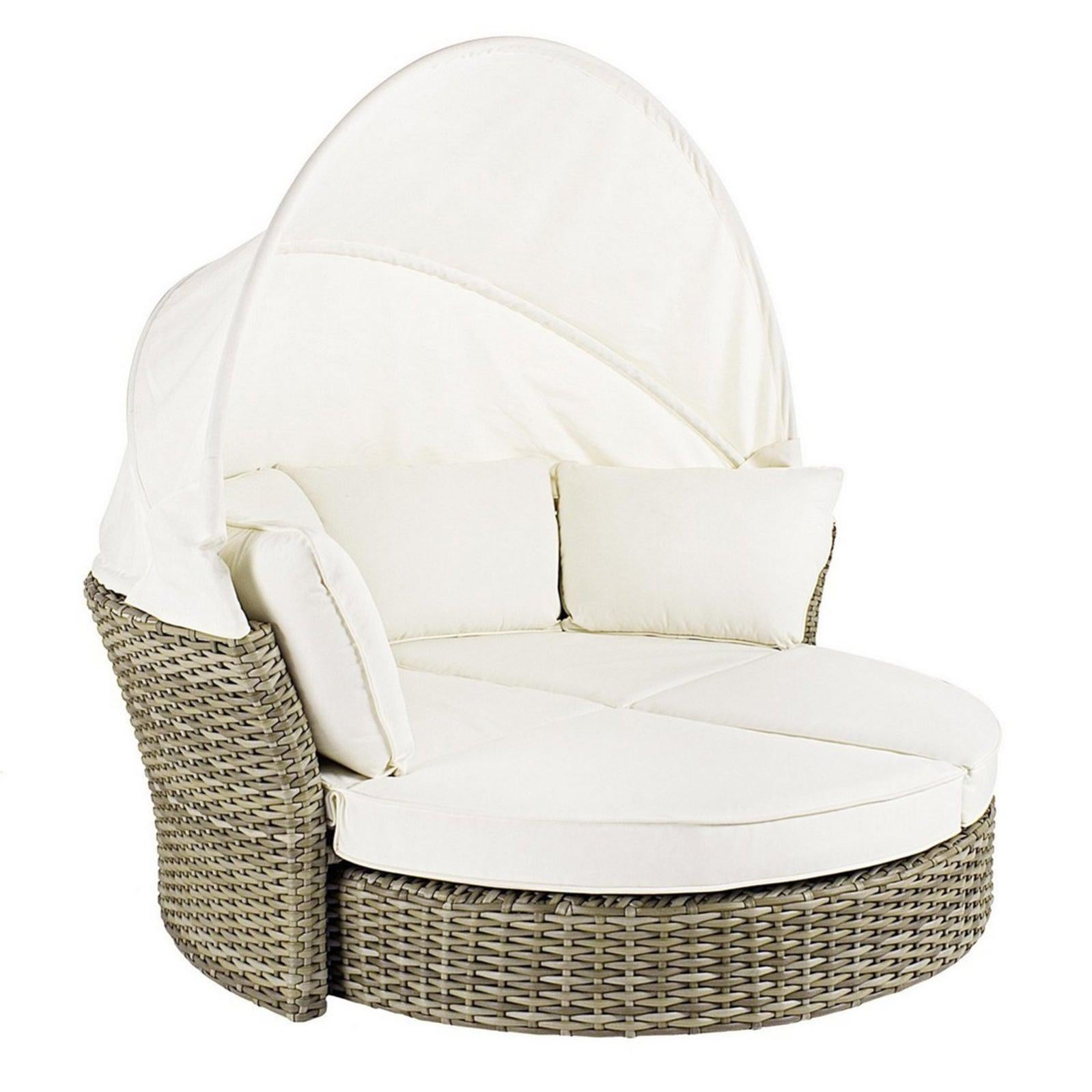 Sofá cama con cojines naturales Lesly | Leroy Merlin