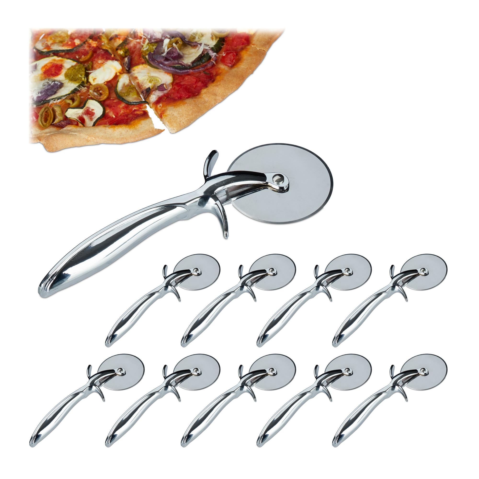 Set 10 Rotella taglia pizza professionale rondella con Ø di 7 cm lama ...