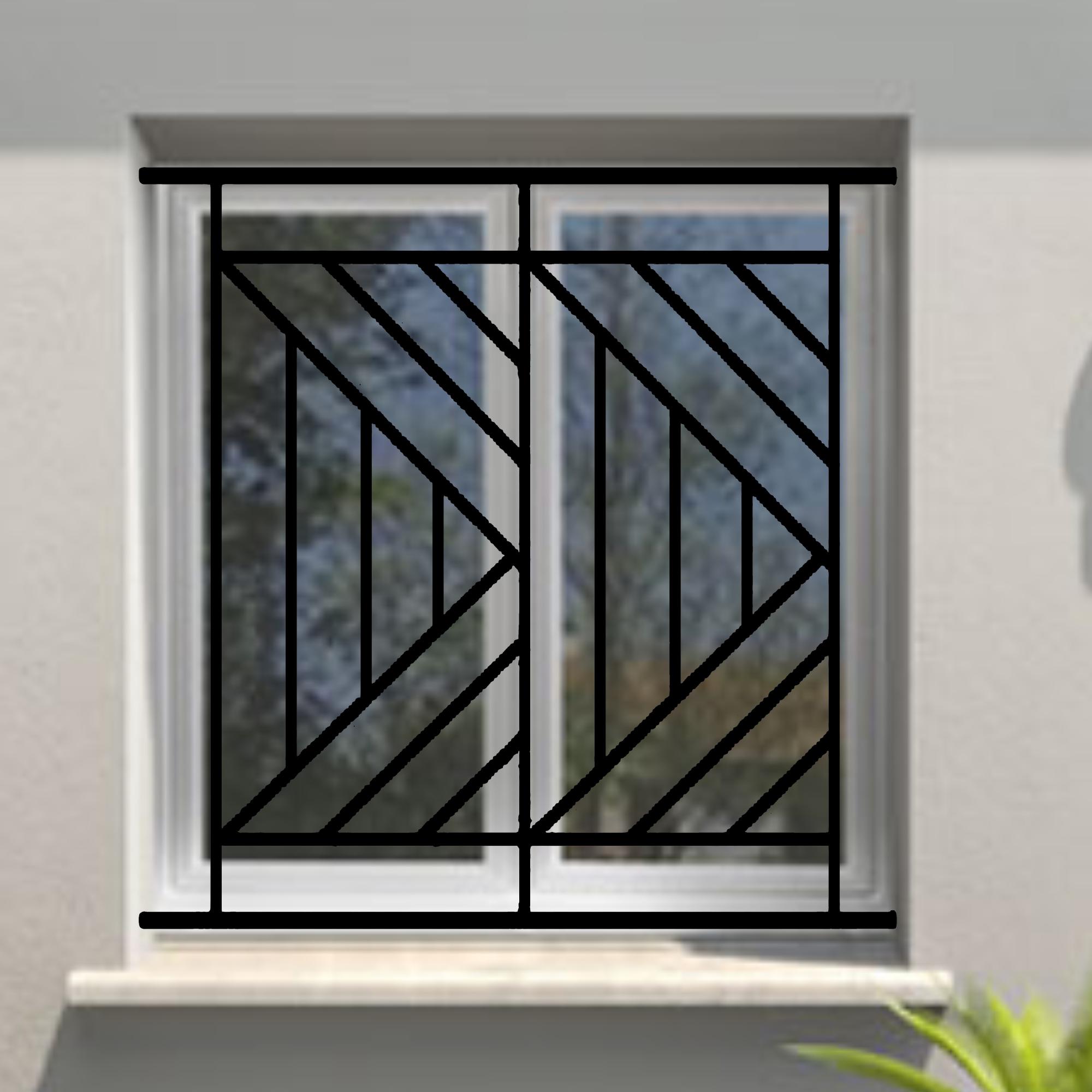 Reja de seguridad Isoangle para ventana H = 135 cm x W = 140 cm ...