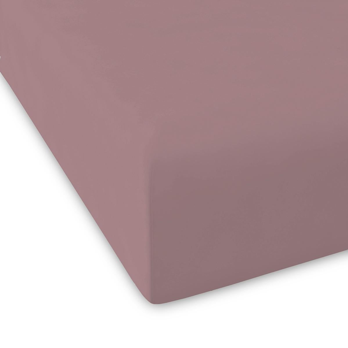 Drap housse PURE mauve 200x200+28 cm | Leroy Merlin