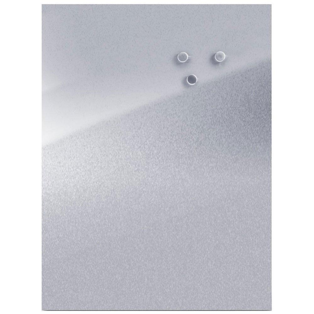Tableau magnétique pour notes INOX + 3 aimants, 60x80 cm, ZELLER ...