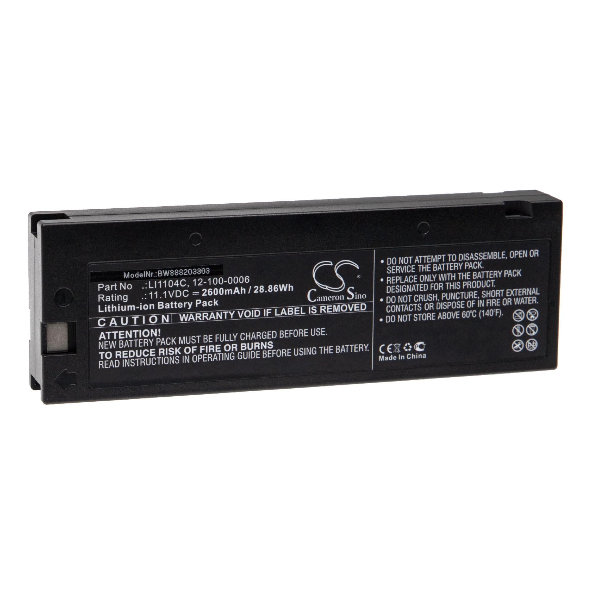Vhbw Batterie compatible avec Biolight Moniteur M8000, M8000A, M9000 ...