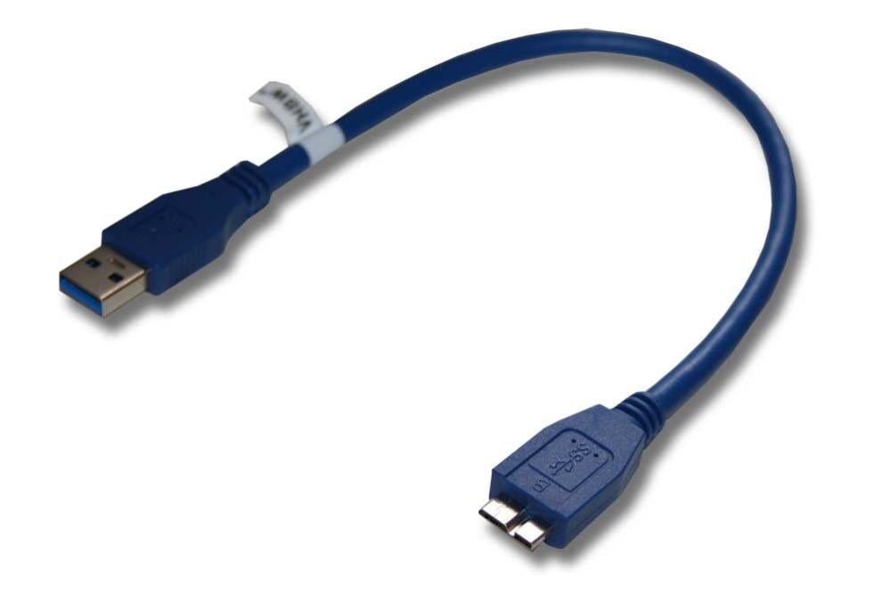 Vhbw Câble micro-B USB (USB-A vers micro USB 3.0) compatible avec ...