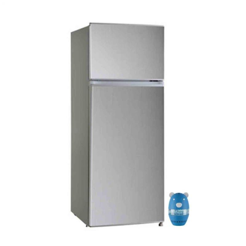 GLEM Réfrigérateur Frigo Double Porte 210L Dégivrage automatique ...