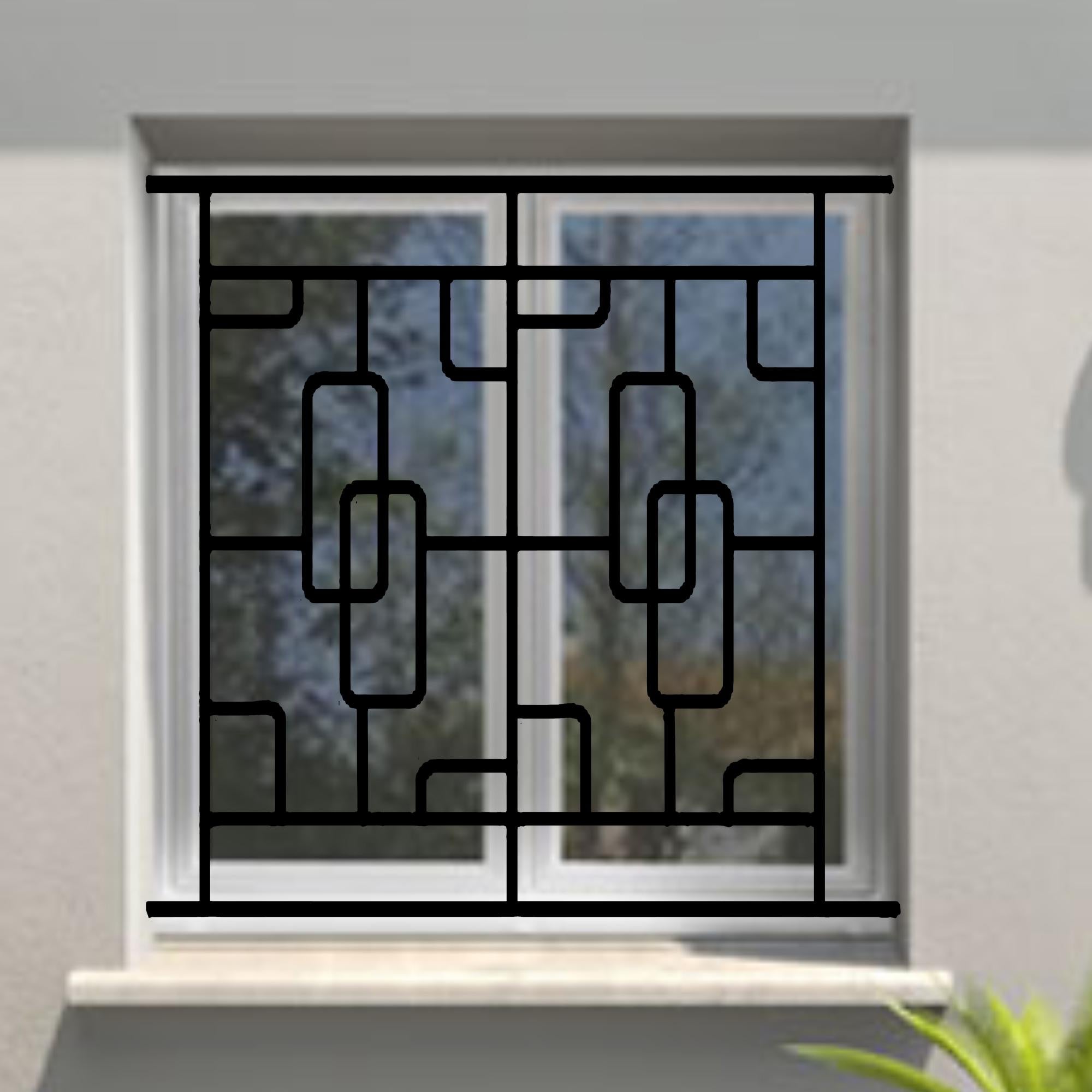 Grata di sicurezza Structural per finestra H = 125 cm x L = 120 cm ...