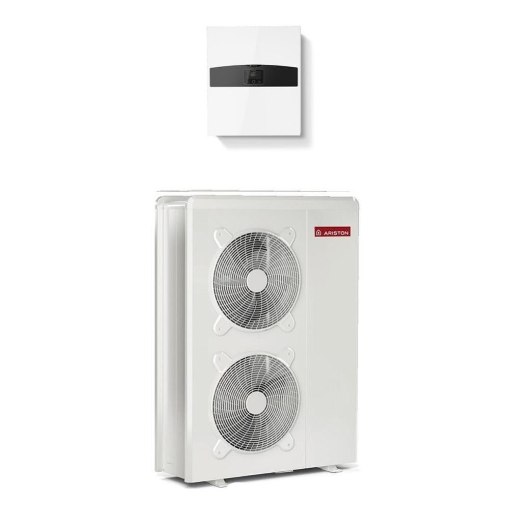 Pompa di calore Collegata aria/acqua monoblocco Nimbus Plus M con booster elettrico Ariston 12 ...
