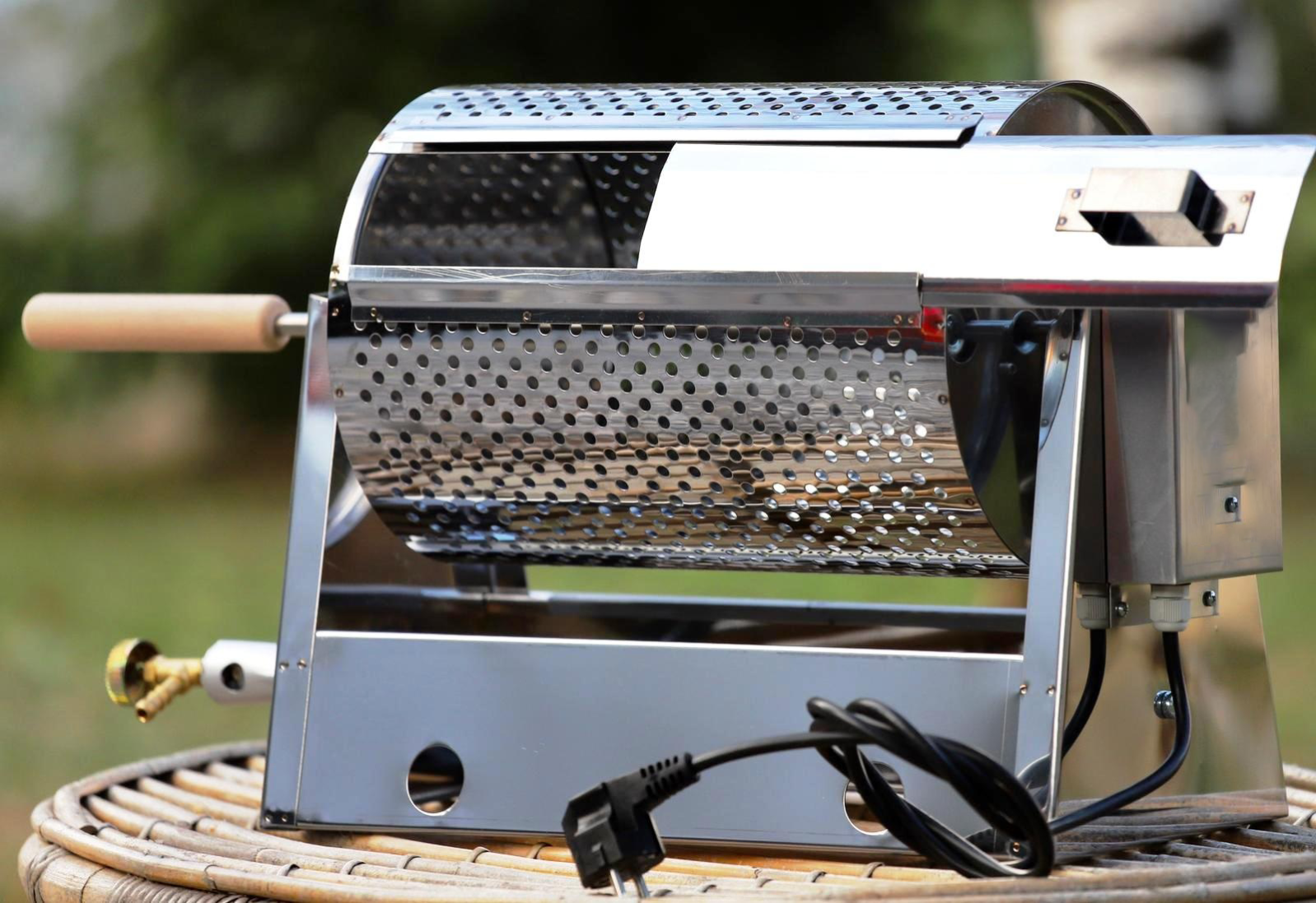 Cuisinière â marrons â gaz | 1 kg rouleau électrique rotatif ...