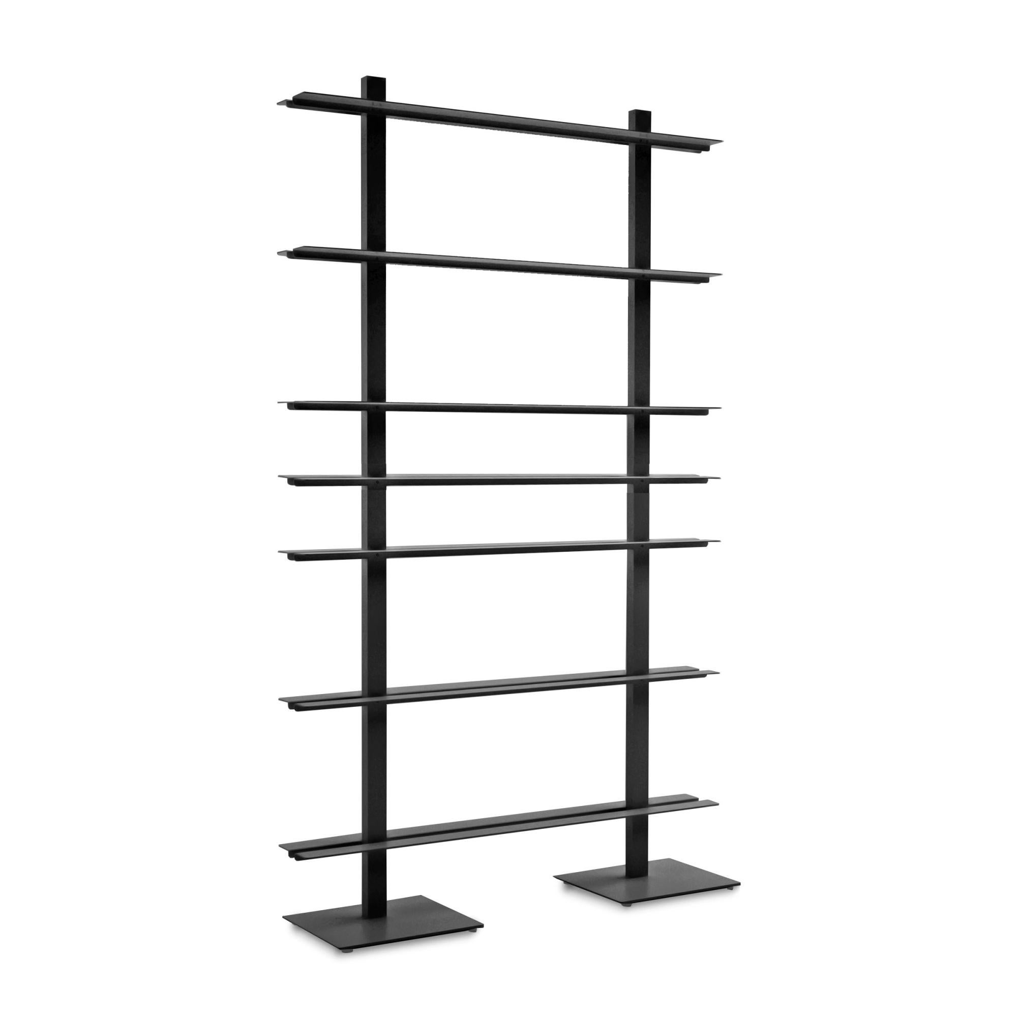 Bibliothèque B.Bliotek | Noir - Moyen étagère colonne verticale ...