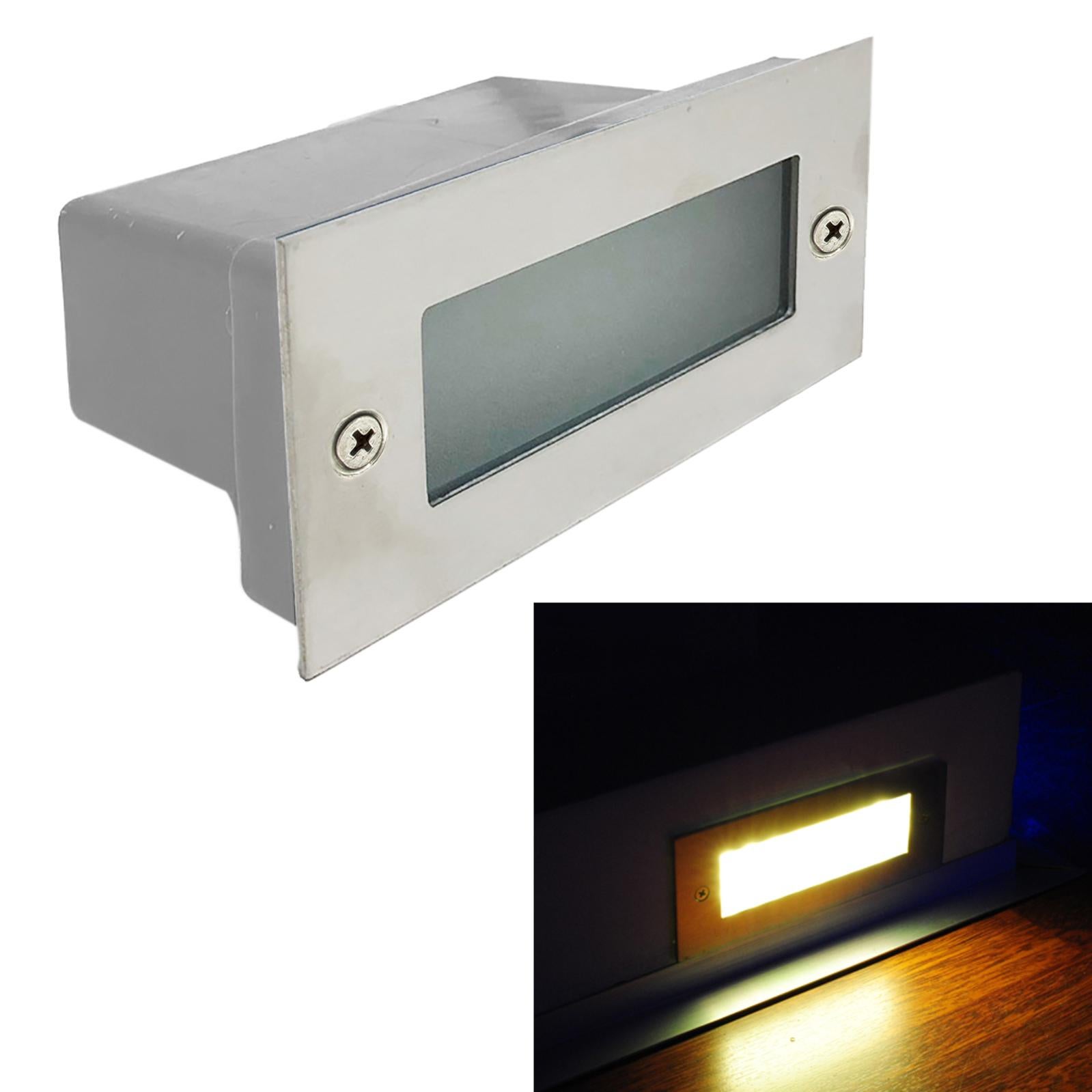Spot encastré rectangulaire 15 LEDs IP65 étanche 4W applique extérieure ...
