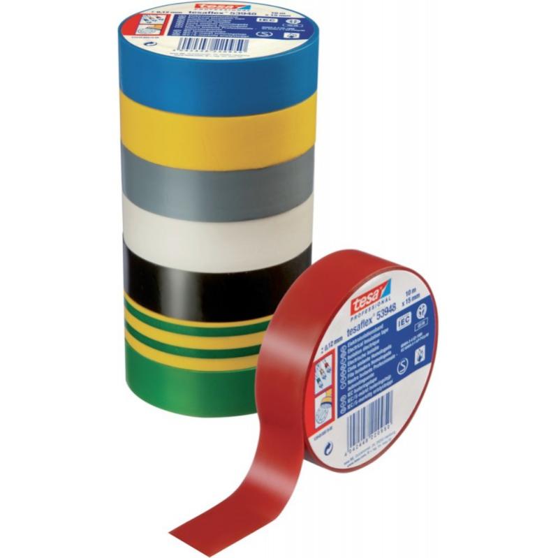 Ruban d'isolation électrique PVC 10m x 15mm, bleu (Par 10) | Leroy Merlin
