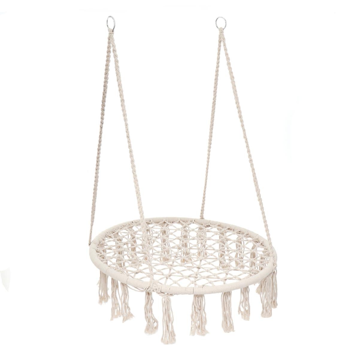 Amaca Altalena relax in nylon beige L.80 x l.120 cm portante 120 kg ...