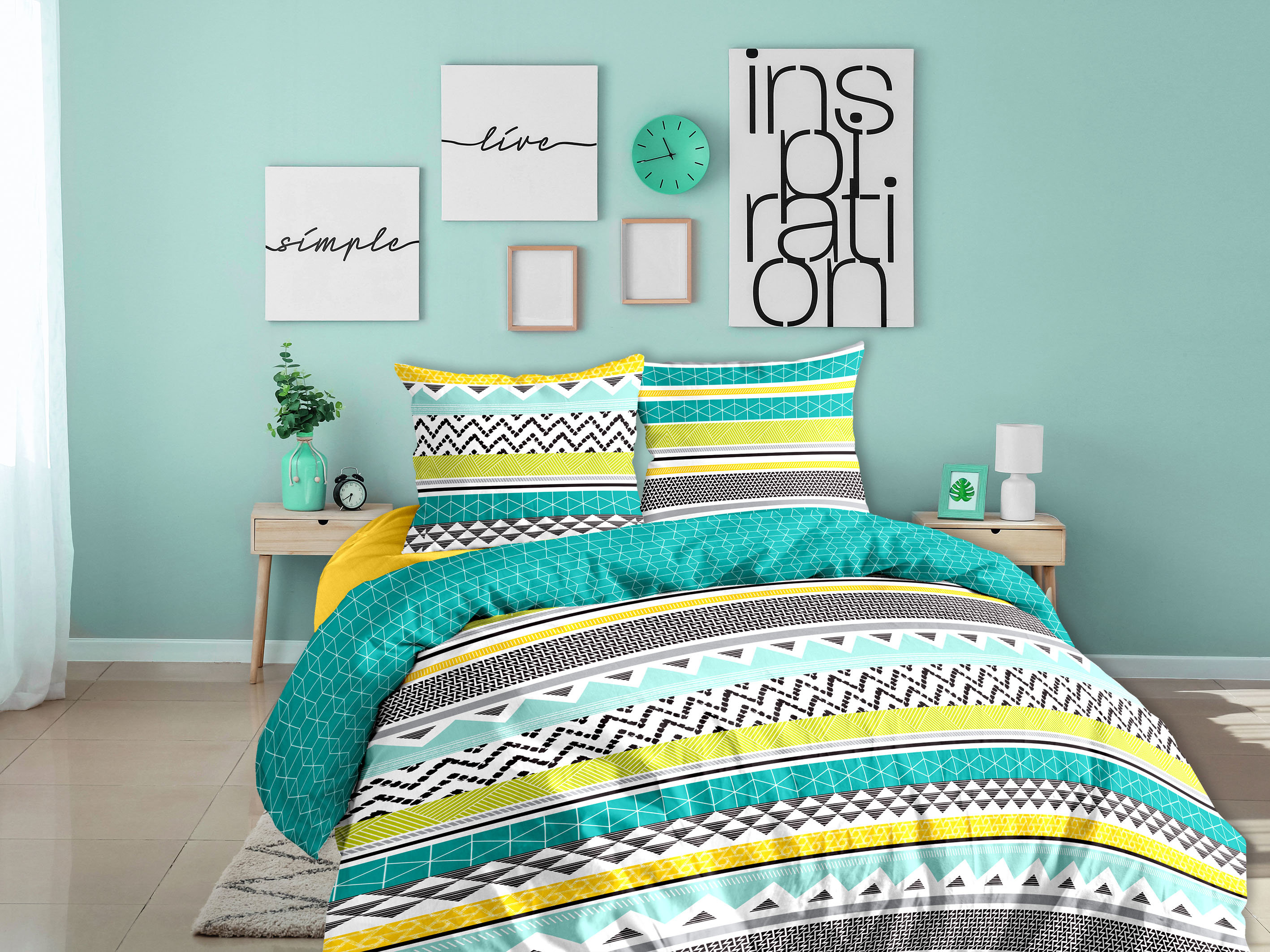 CALITEX - Parure 3 pièces 260x240 cm GRAPHICMIX | Leroy Merlin