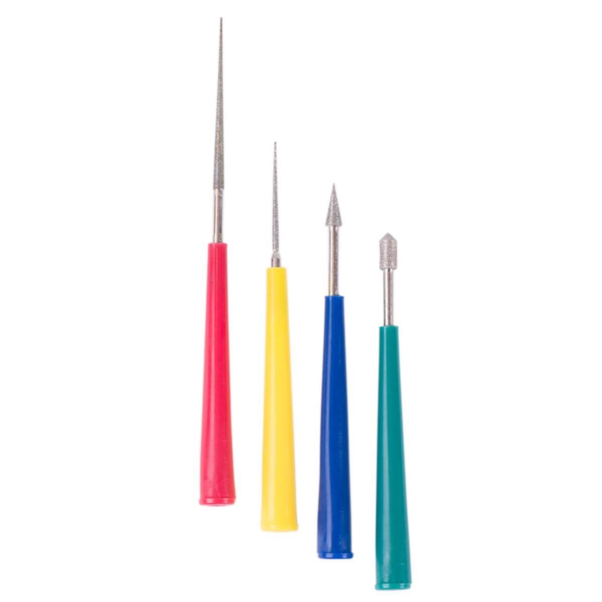 Jeu de 4 alésoirs diamantés - longueur 90 mm. - Multirex | Leroy Merlin