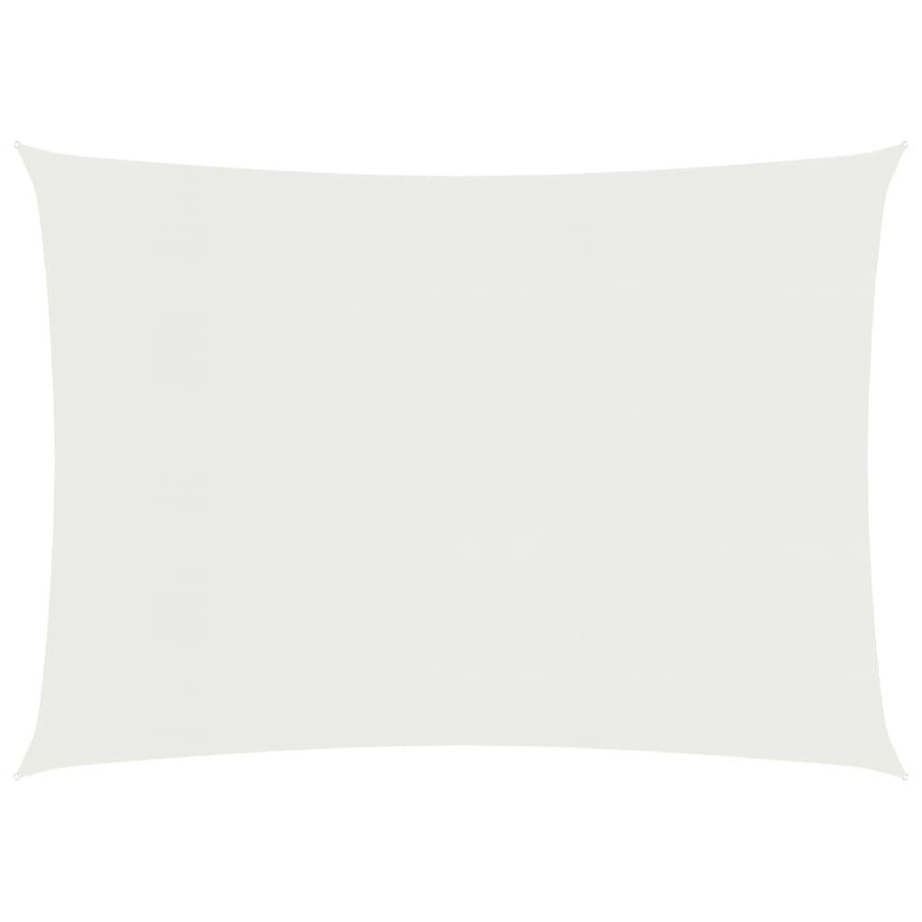 VidaXL Vela Parasole 160 g/m² Bianca 3,5x4,5 m in HDPE | Leroy Merlin