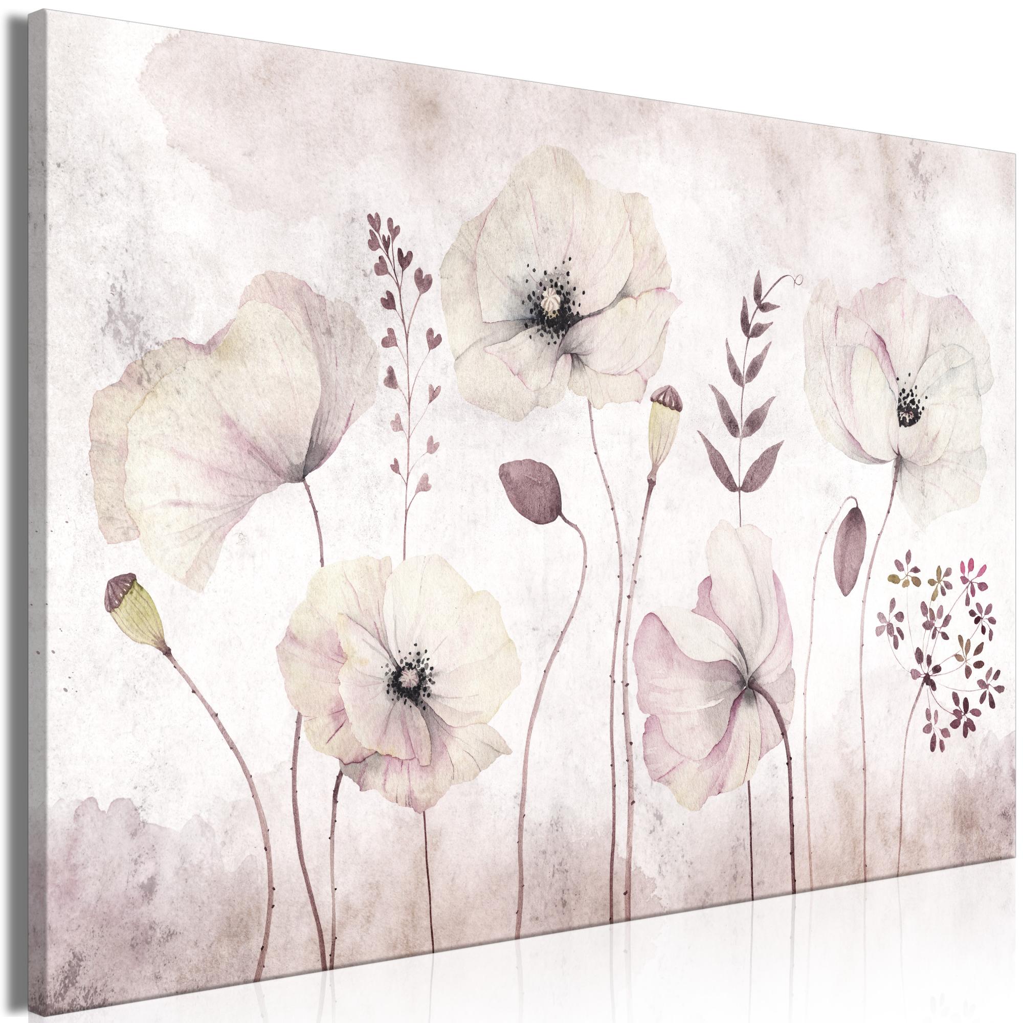 Tableau - Floral Moment (1 Part) Wide 60x40 cm | Leroy Merlin
