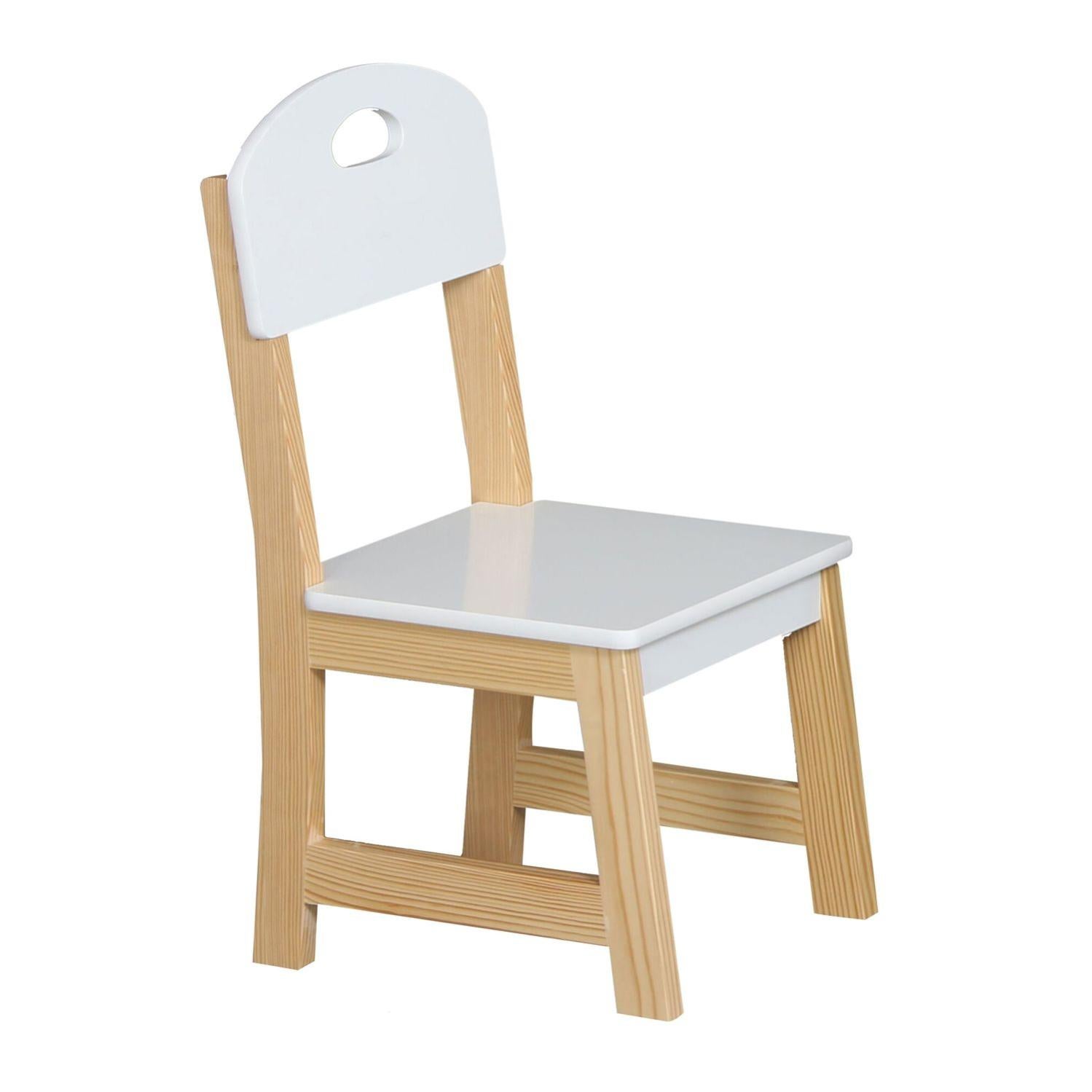 Chaise Enfant En Bois Design Sweet - Blanc | Leroy Merlin