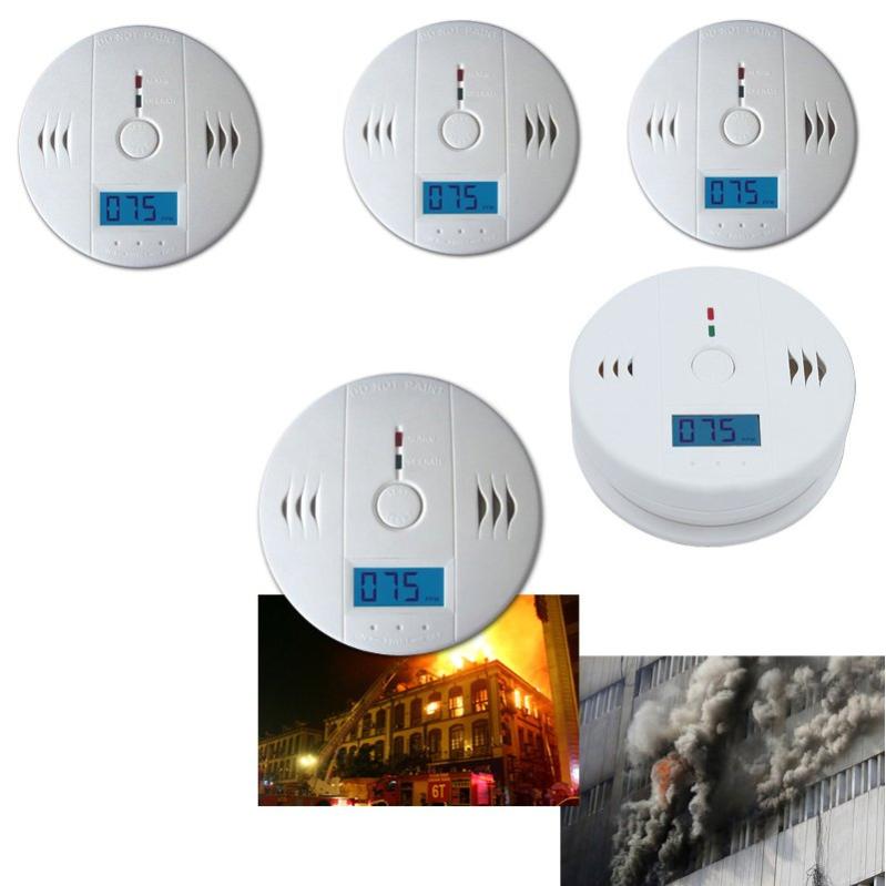 ALLARME DIVENTATORE CO 5X Monossido di carbonio Rilevatore di fumo ...