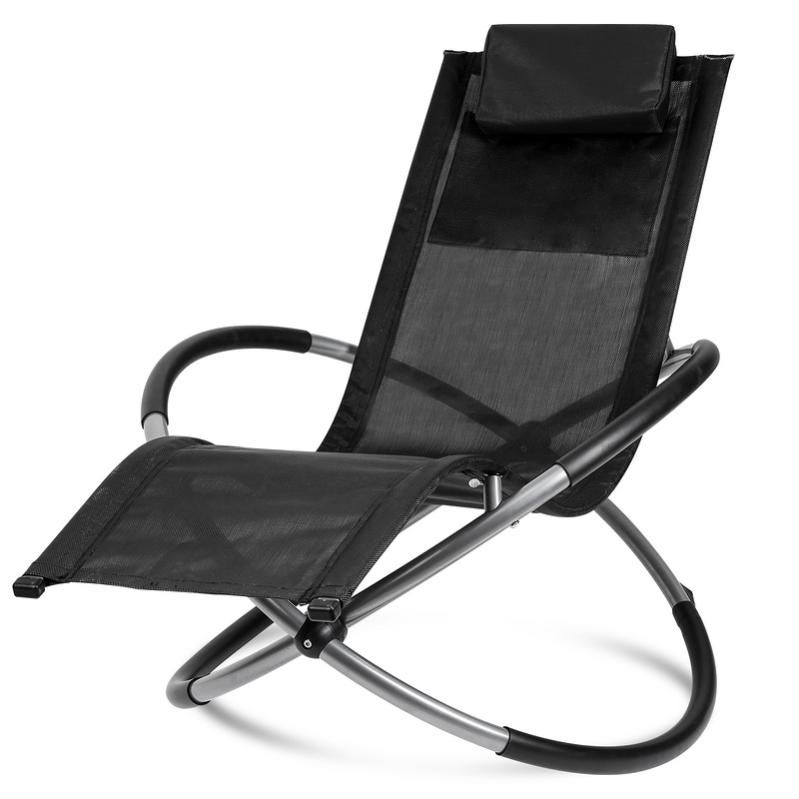 Sedia da sedia da giardino lungo 180 kg maxi sedia lunga con dondolo ...