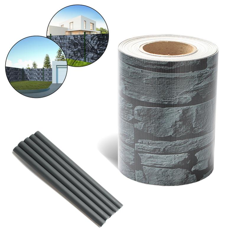 35m PVC Strips Strips Strips Rolle of Fence Film Double Bar Bar Carpet ...