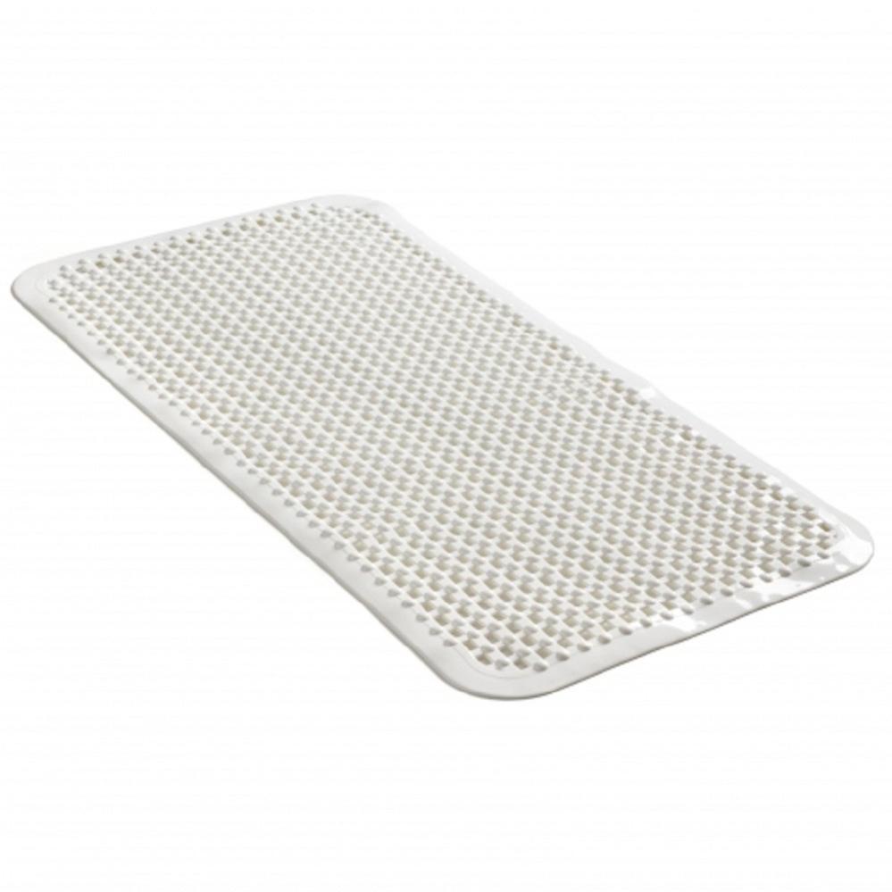 ALFOMBRA BAÑO 72x35 CM MODIC BLANCA | Leroy Merlin