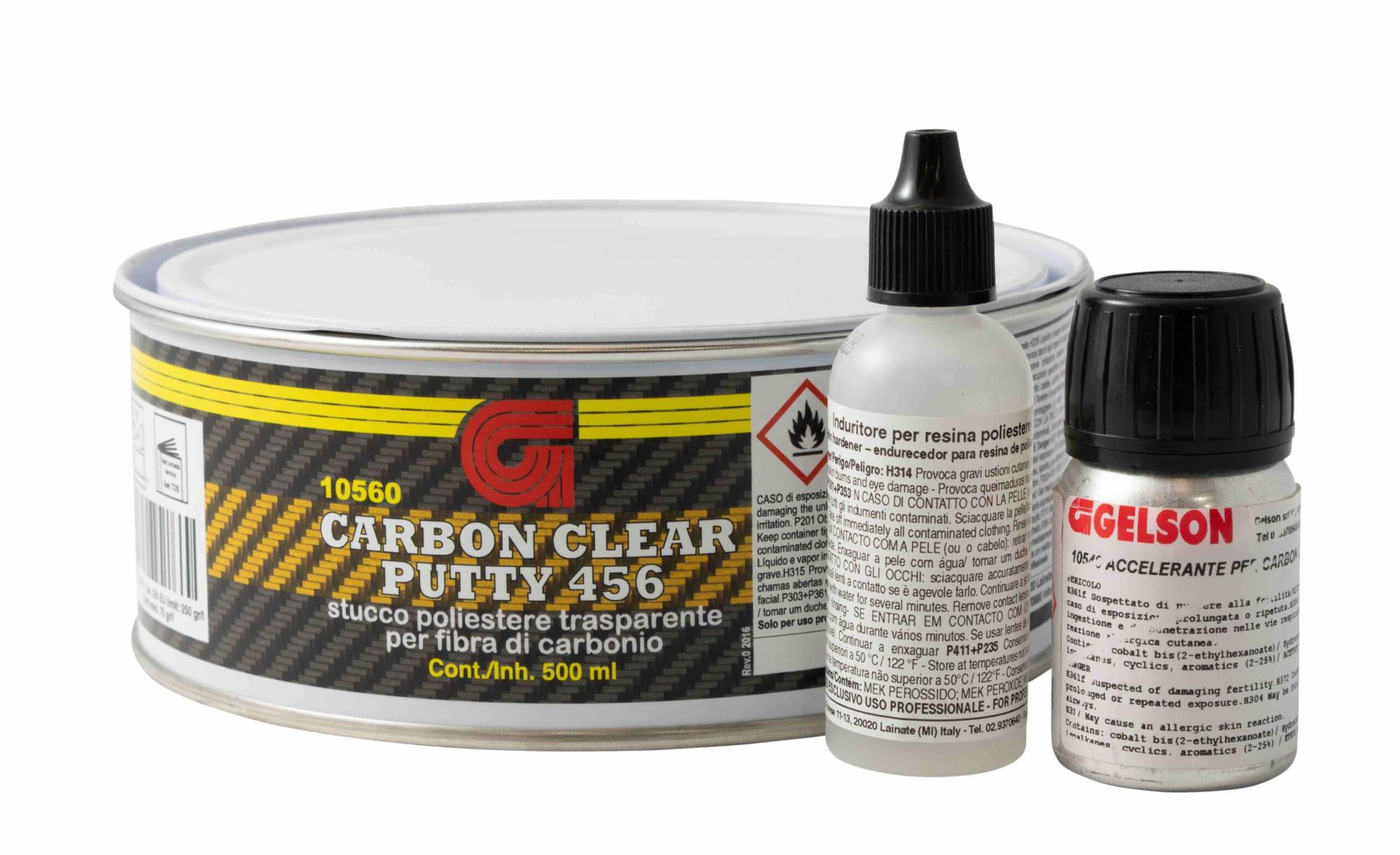 GELSON 10560 456 STUCCO PER CARBONIO TRASPARENTE 3K 500 ML | Leroy Merlin