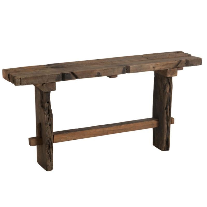 Console en bois brut LOUISON | Leroy Merlin