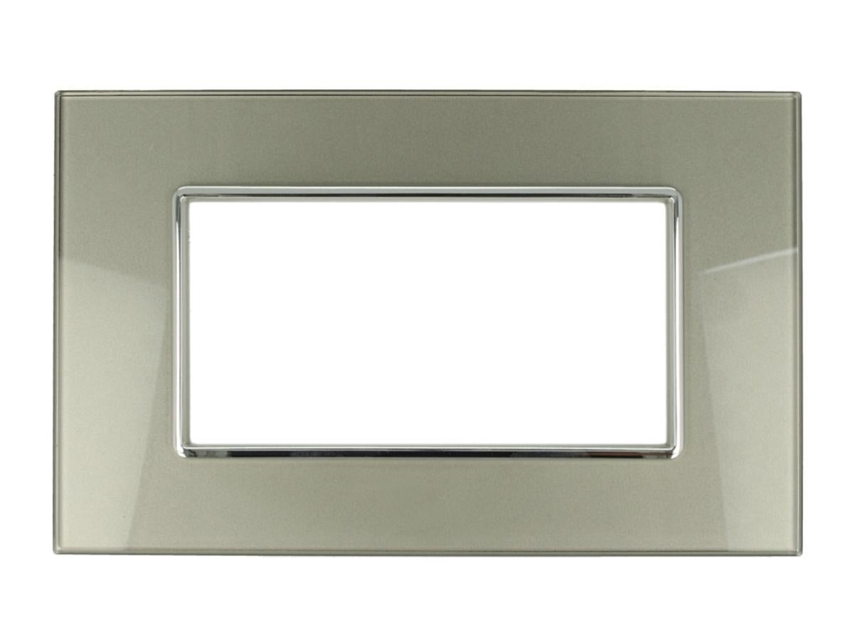 SANDASDON Placca Cristal 4M Titanio Effetto Vetro Compatibile Con Con ...
