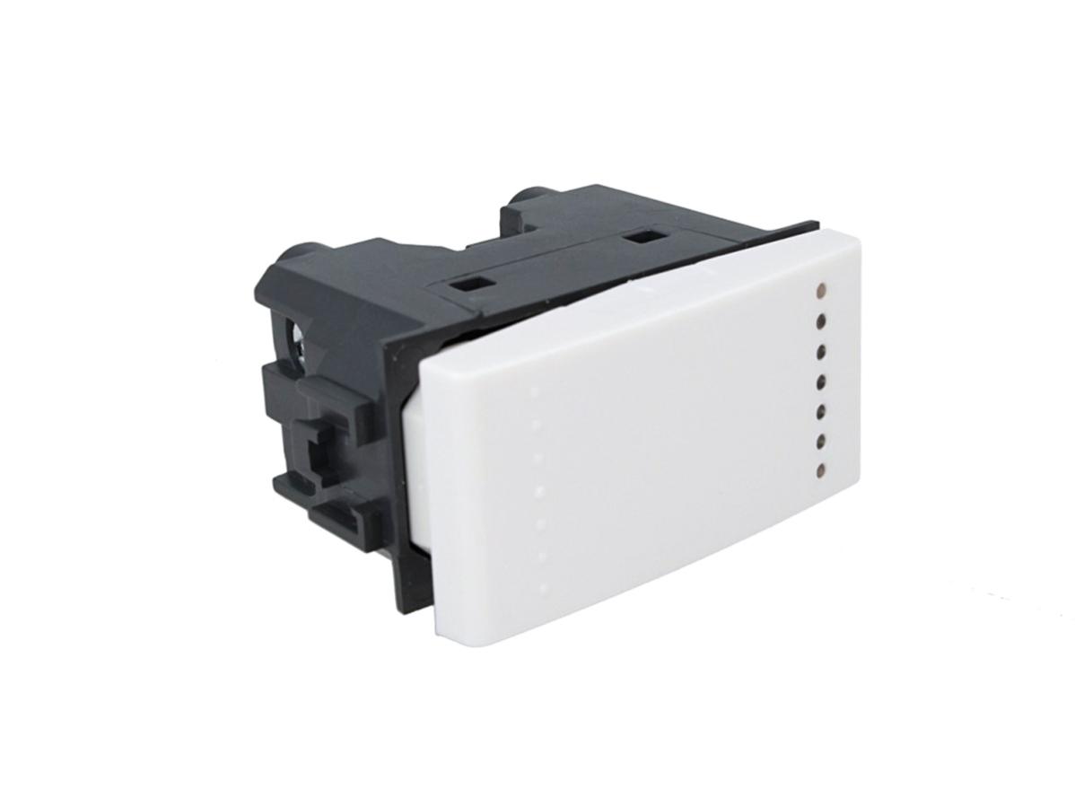 SANDASDON Deviatore 1P 16A Unipolare Bianco Compatibile Con Bticino ...