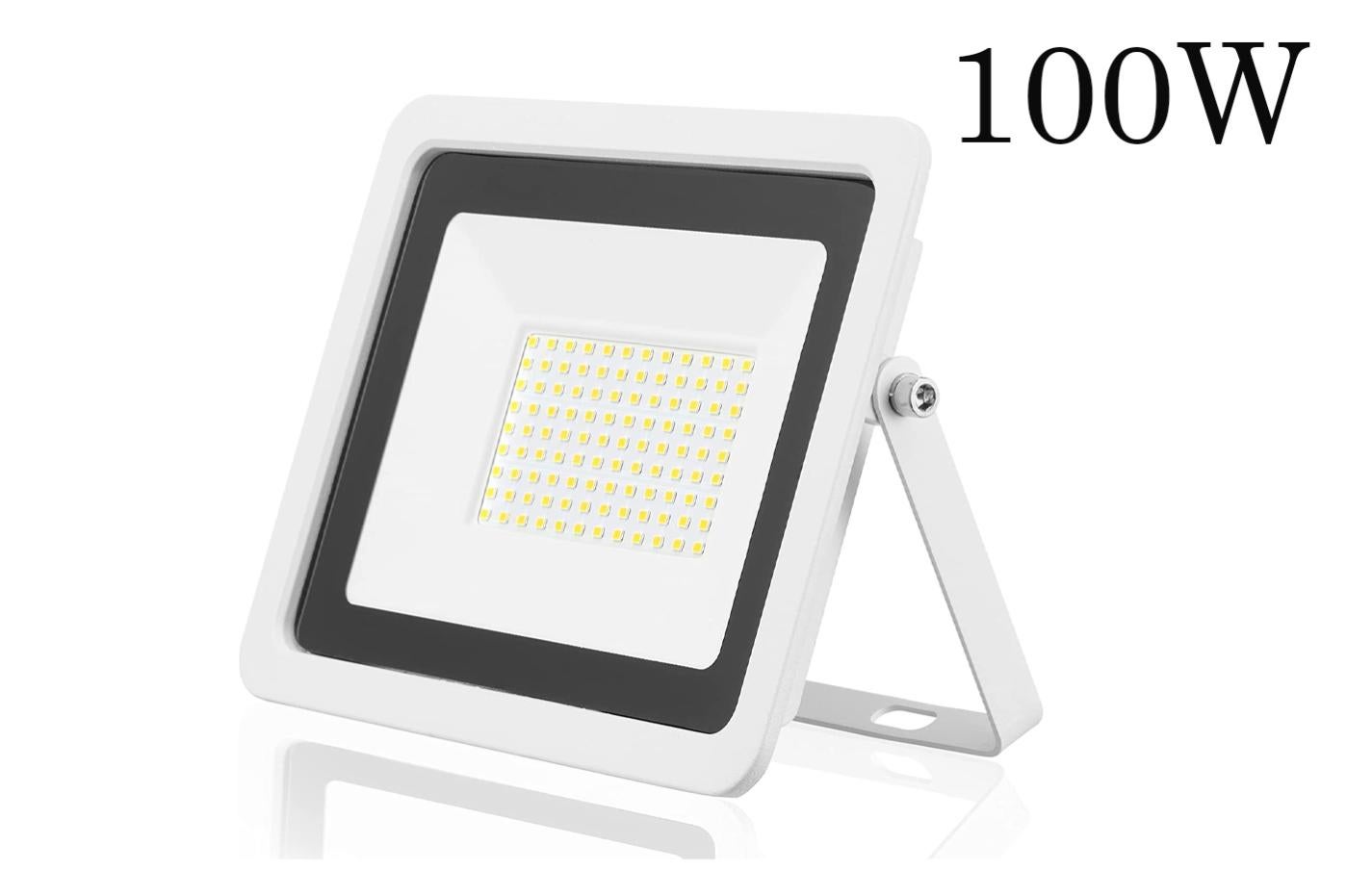 Faro led esterno 100w luce fredda bianco proiettore slim faretto ...