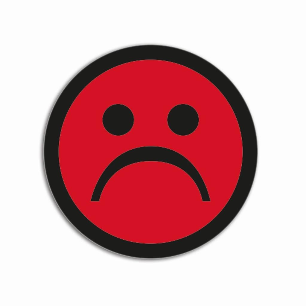 Aimants Smiley's Basic Rouge (5 pièces) | Leroy Merlin