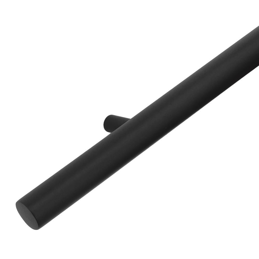 Corrimano di design - Nero - 150 cm + 2 supporti | Leroy Merlin