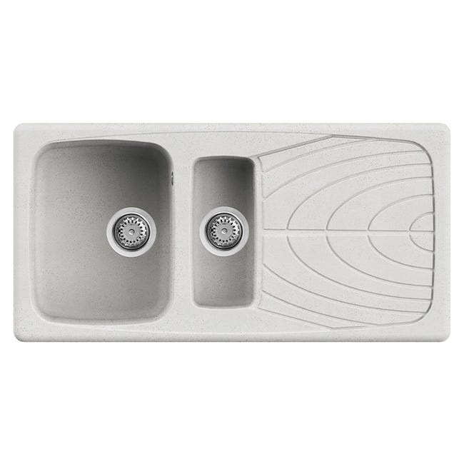 Lavello Elleci Incasso 2 vasche con gocciolatoio 100x50 Master 475 ... Lavello Elleci Incasso 2 vasche con gocciolatoio 100x50 Master 475 ...