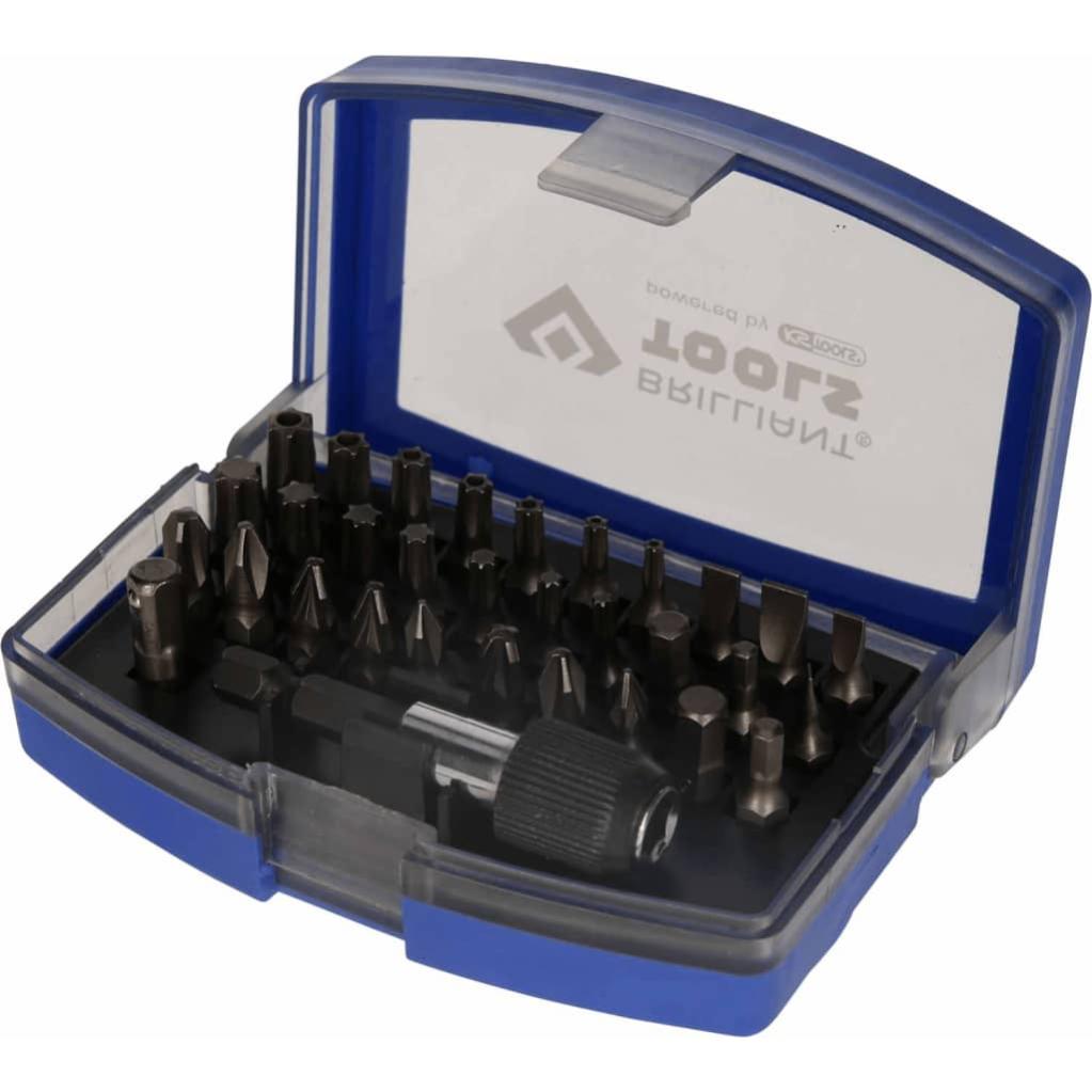 BRILLIANT TOOLS Set di Punte per Cacciavite 32 pz 1/4" in Acciaio ...
