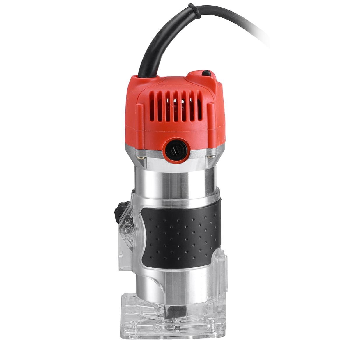 Affleureuse électrique filaire Machine à découper bois 1200W noir 1/4 ...