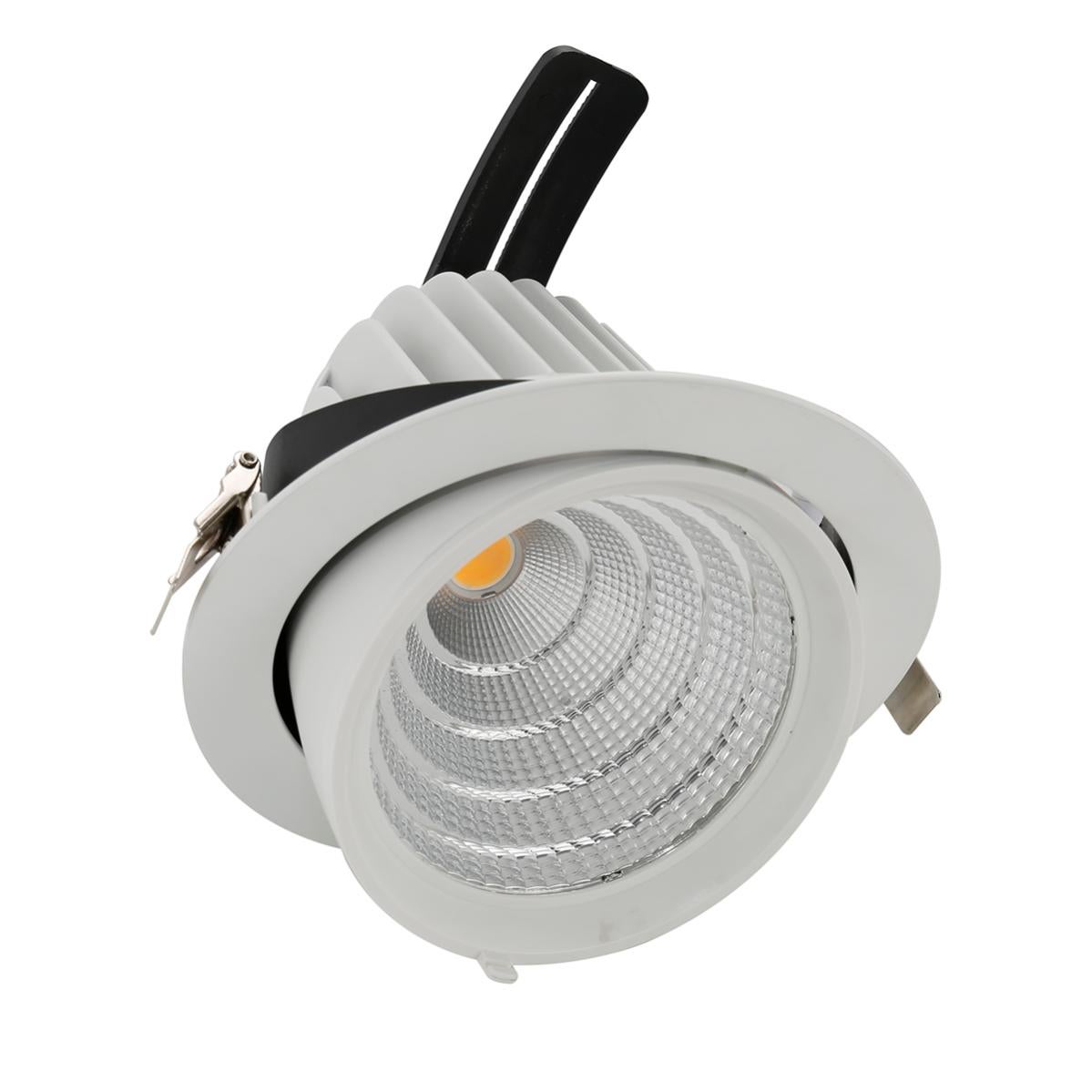 Foco LED Orientable COB Caracol 12W Blanco cálido 3000K - DIGILAMP ...
