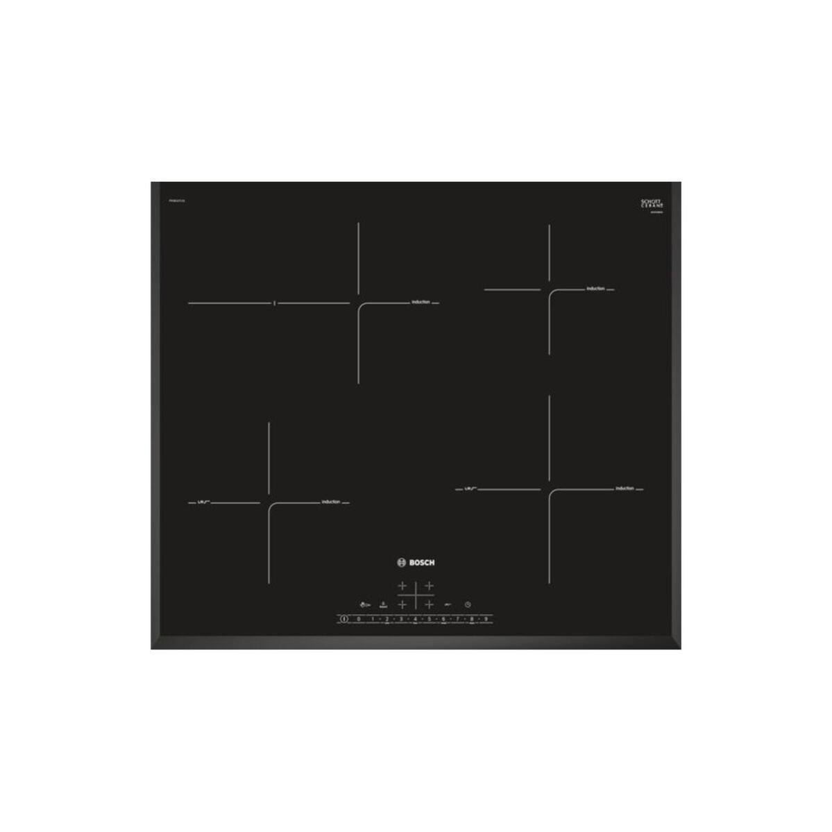 Plaque à Induction BOSCH PIF651FC1E 60 cm 52 cm 59,2 cm 7400 W | Leroy ...