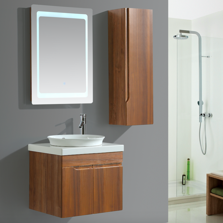 Mobile Arredo Bagno Las Vegas 60 cm Moderno + Colonna Arredo | Leroy Merlin